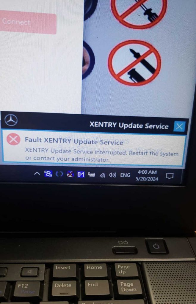 How to Solve MB Star C4/C5 “Fault XENTRY Update Service” Issues – OBDII.SHOP OFFICIAL BLOG