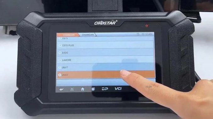 OBDSTAR ODO Master recalibrate CHANGAN UNI-V cluster mileage – OBDII ...