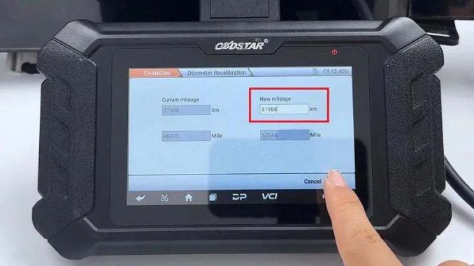 OBDSTAR ODO Master recalibrate CHANGAN UNI-V cluster mileage – OBDII ...