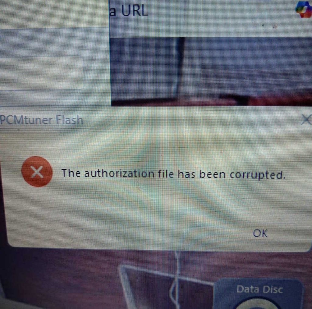 PCMtuner Authorisation File has Been Corrupted – OBDII.SHOP OFFICIAL BLOG