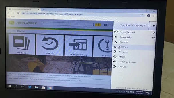 How to change the language in John Deere Service Advisor – CNAUTOTOOL ...