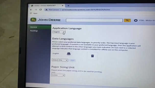 How to change the language in John Deere Service Advisor – CNAUTOTOOL ...