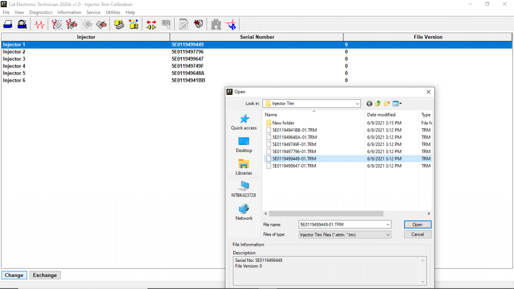 CAT Injector Trim Calibration with Caterpillar ET Software – OBDII.SHOP ...