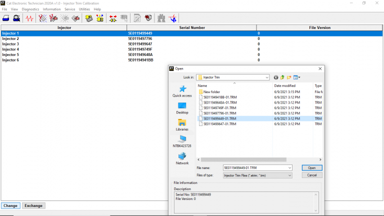 CAT Injector Trim Calibration with Caterpillar ET Software – OBDII.SHOP ...