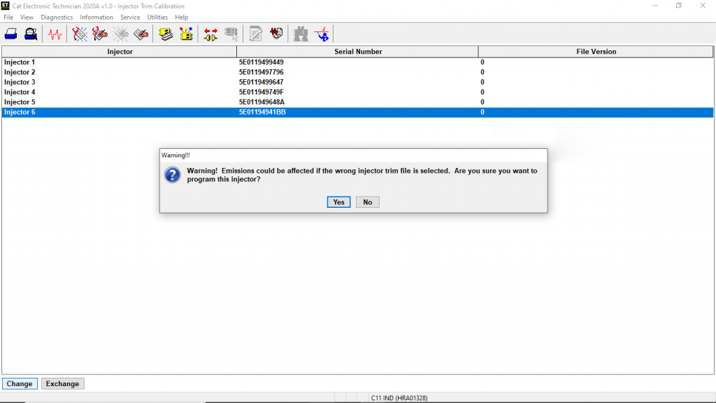 CAT Injector Trim Calibration with Caterpillar ET Software – OBDII.SHOP ...