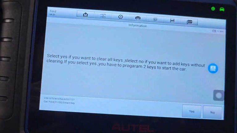 Autel IM508S – PCM Parameter Reset and Programming All Lost Keys for ...