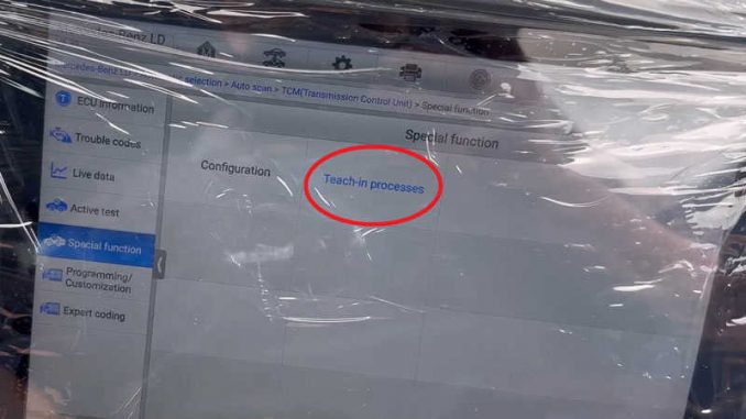 How to Code Mercedes Transmission for P07B700 Using Autel Ultra Lite ...