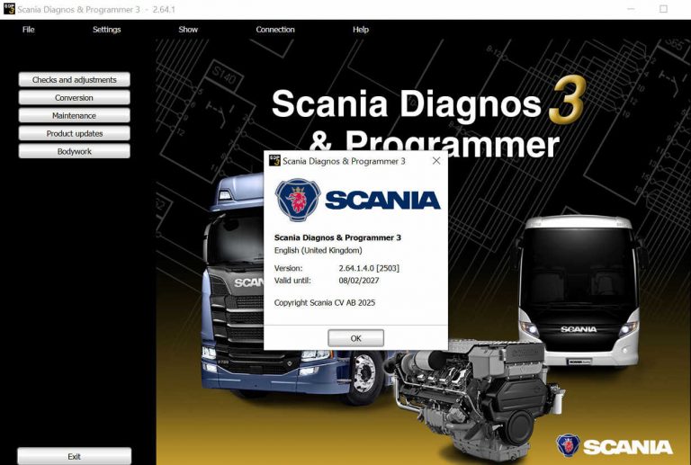 2025.03 Scania SDP3 V2.64.1 V2.40 Diagnostic Software Free Download ...