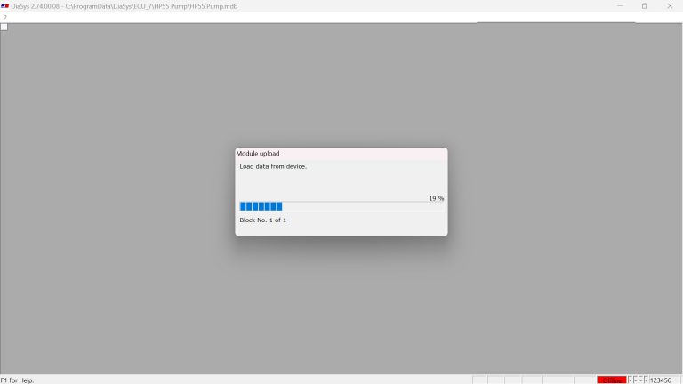 Starting the Program with DiaSys (MTU Engine ECU-7 Diesel) – OBDII.SHOP OFFICIAL BLOG