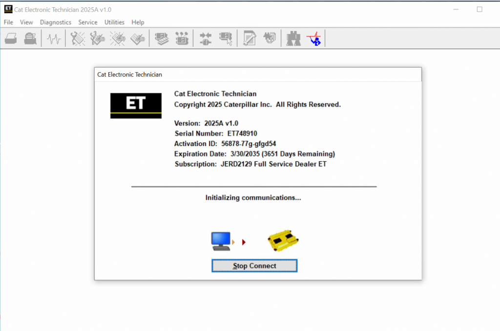 Caterpillar ET 2025A 2024C 2023A 2019C Electronic Technician Software ...