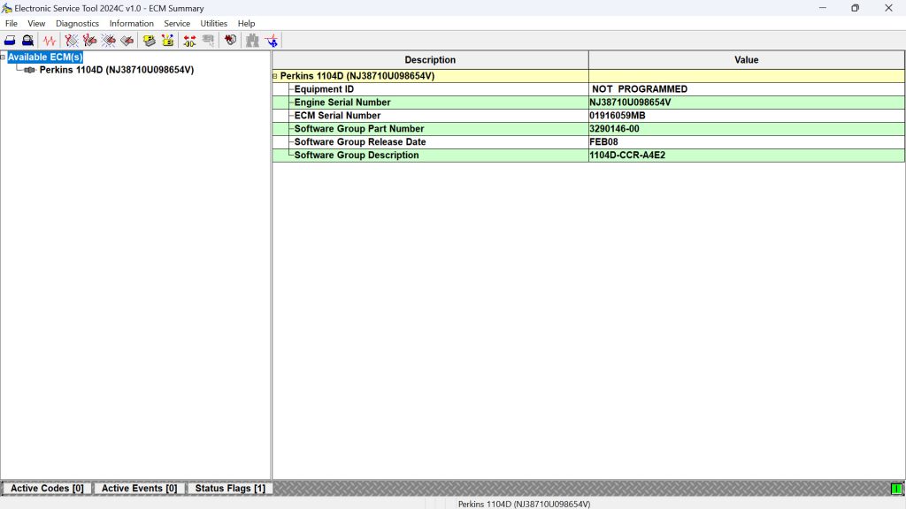 Connecting and Disconnecting from the Electronic Service Tool (EST ...