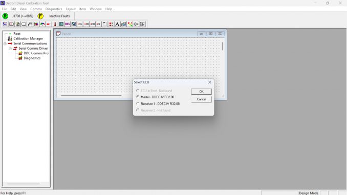 Uploading Calibration from the ECM using Detroit Diesel Calibration ...