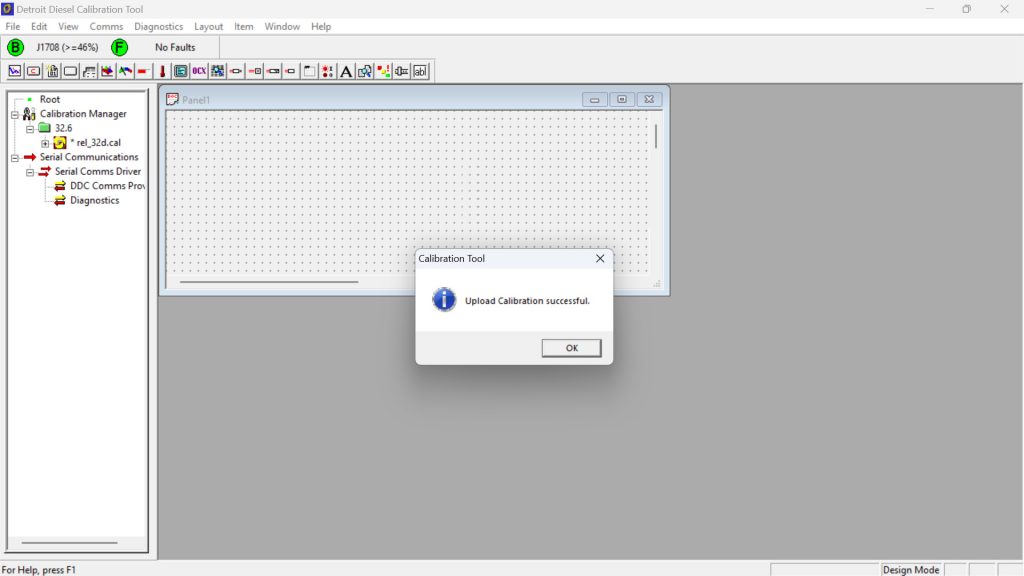 Uploading Calibration from the ECM using Detroit Diesel Calibration ...