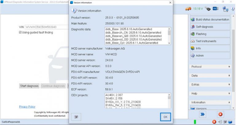 VW ODIS 25.03 Diagnostic Software Free Download – OBDII.SHOP OFFICIAL BLOG