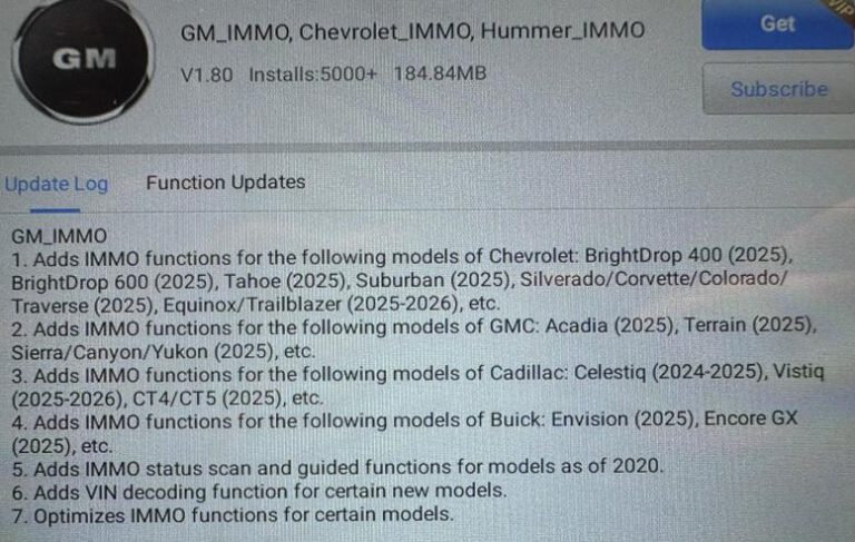 Autel IM508 & IM608 Add Support for 2025 GM, GMC, Cadillac, and More IMMO Models – OBDII.SHOP ...