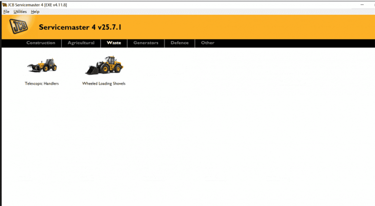 The latest JCB Service Master 4 Diagnostic Software V2025.07 – OBDII ...