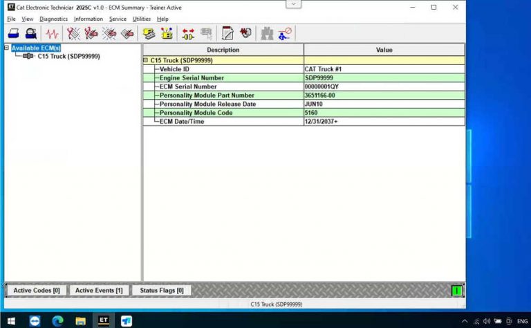 Caterpillar ET 2025C 2024C 2023A 2019C Electronic Technician Software ...