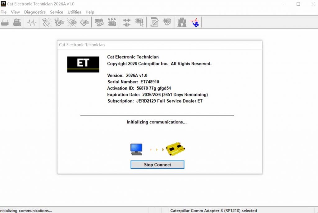 Caterpillar ET 2026A 2024C 2023A 2019C Electronic Technician Software ...